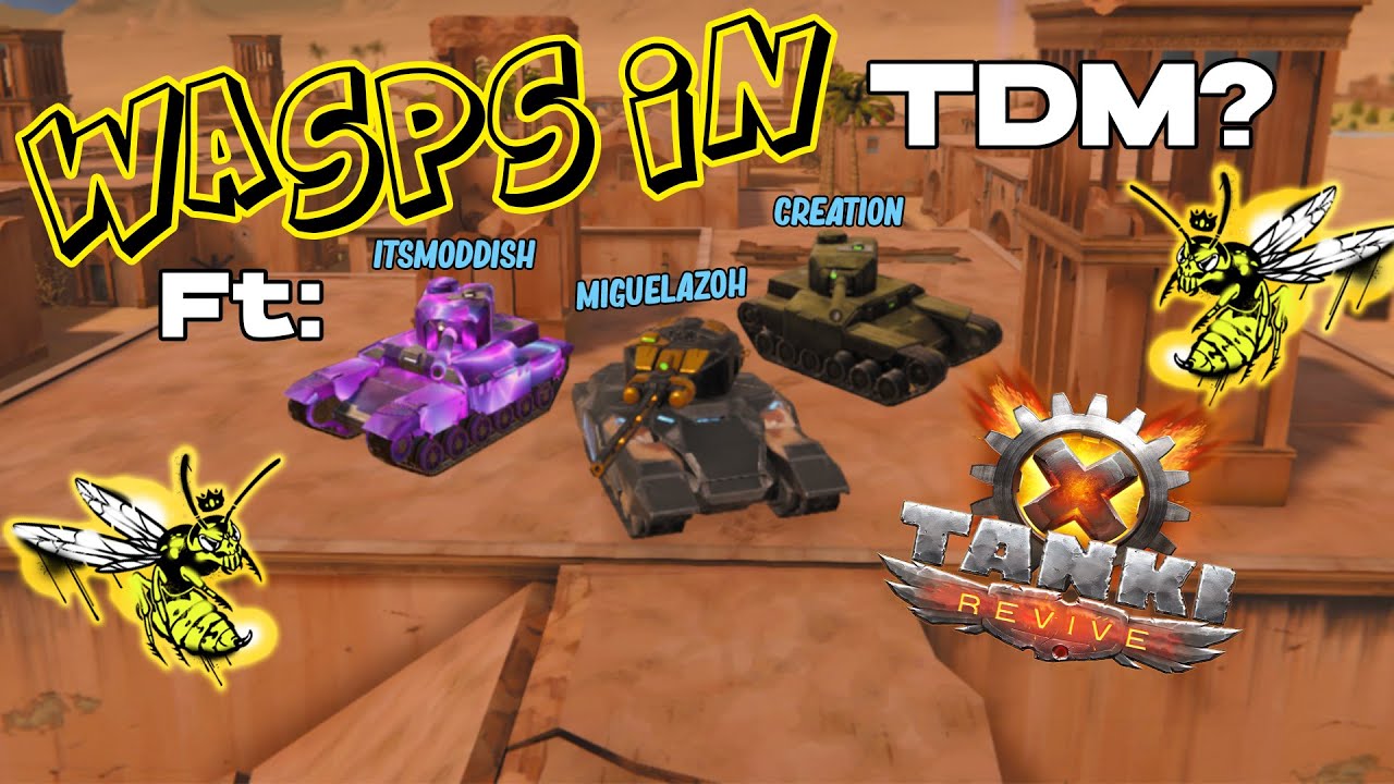 Tanki X | Wasps in TDM (Meme strat) - YouTube