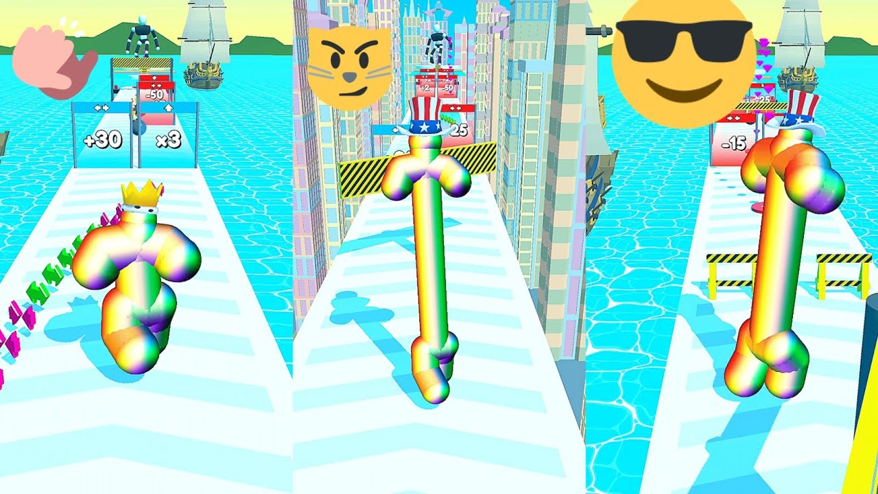 ☑️Tall Man Run - 137 ️146 Level Mobile Game Android IOS Gameplay ...