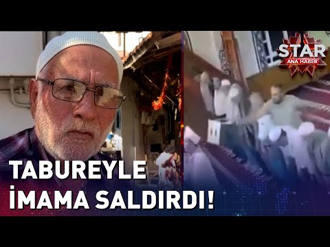 Tabureyle İmama Saldırdı, Cami Karıştı!