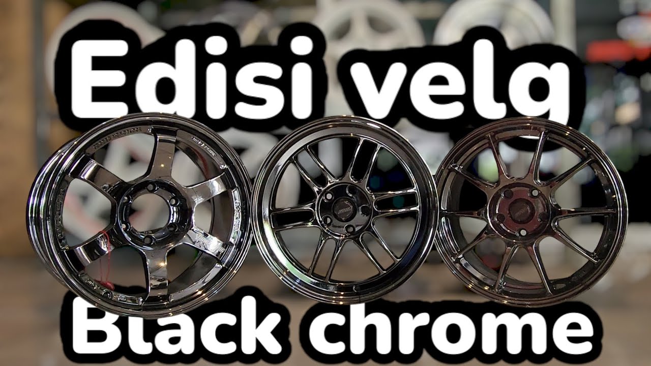 VELG BLACK CHROME YANG KALIAN CARI ADA DI SINI ‼️ REKOMENDASI VELG ...
