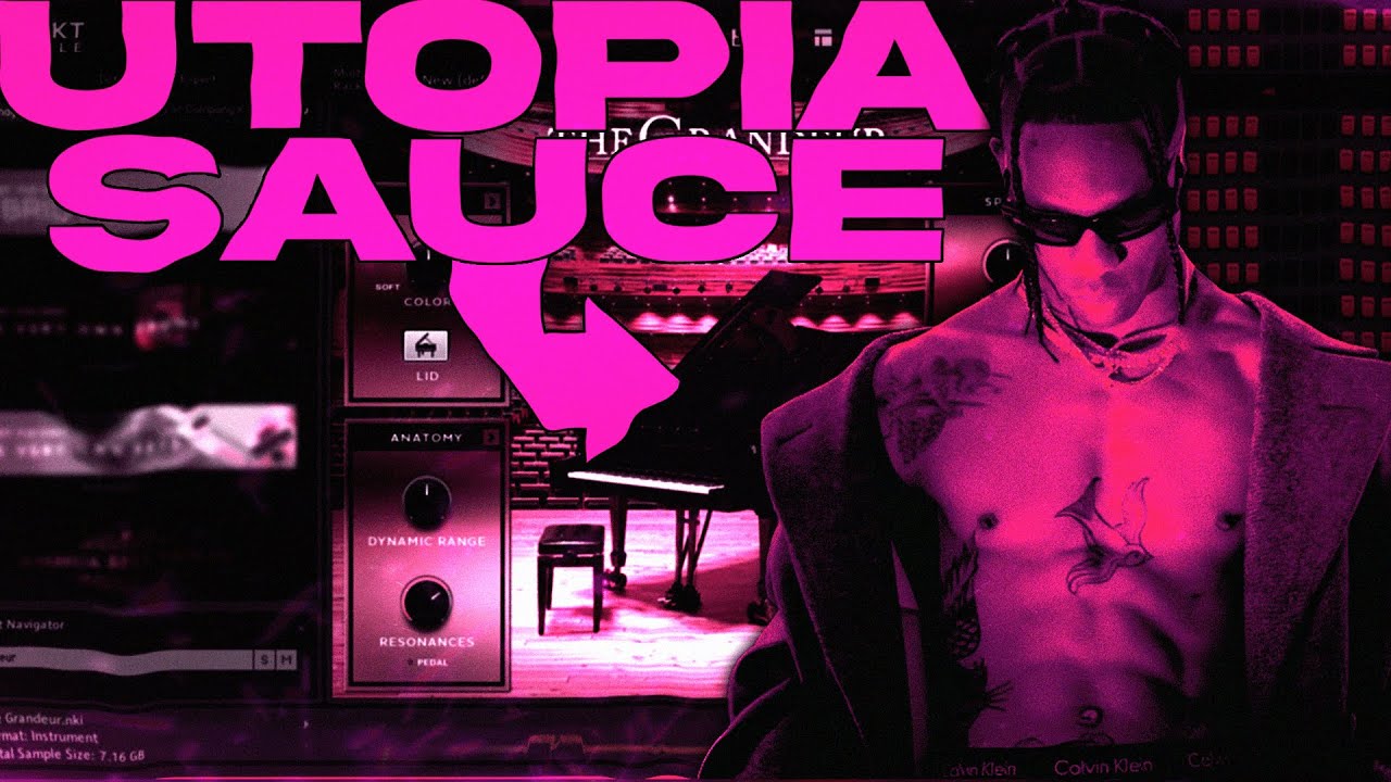 HOW WHEEZY MAKES VINTAGE SAMPLES FOR TRAVIS SCOTT (UTOPIA TUTORIAL) - YouTube