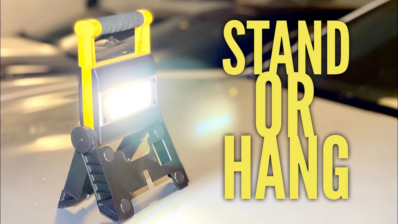 Magnetic Hanging LED Work Light Review - YouTube
