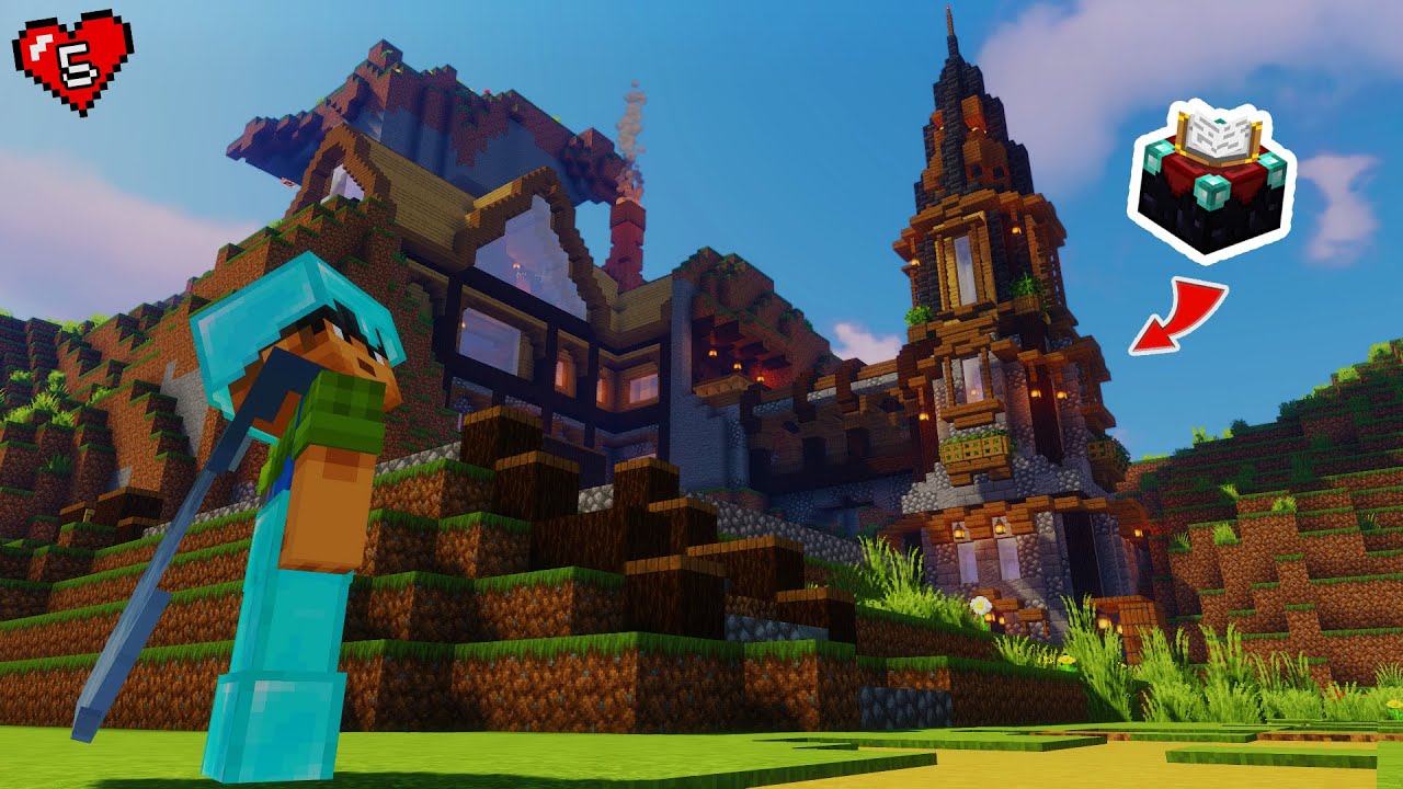I UPGRADED My Base With A MAGICAL Enchanting TOWER… | MINECRAFT ...