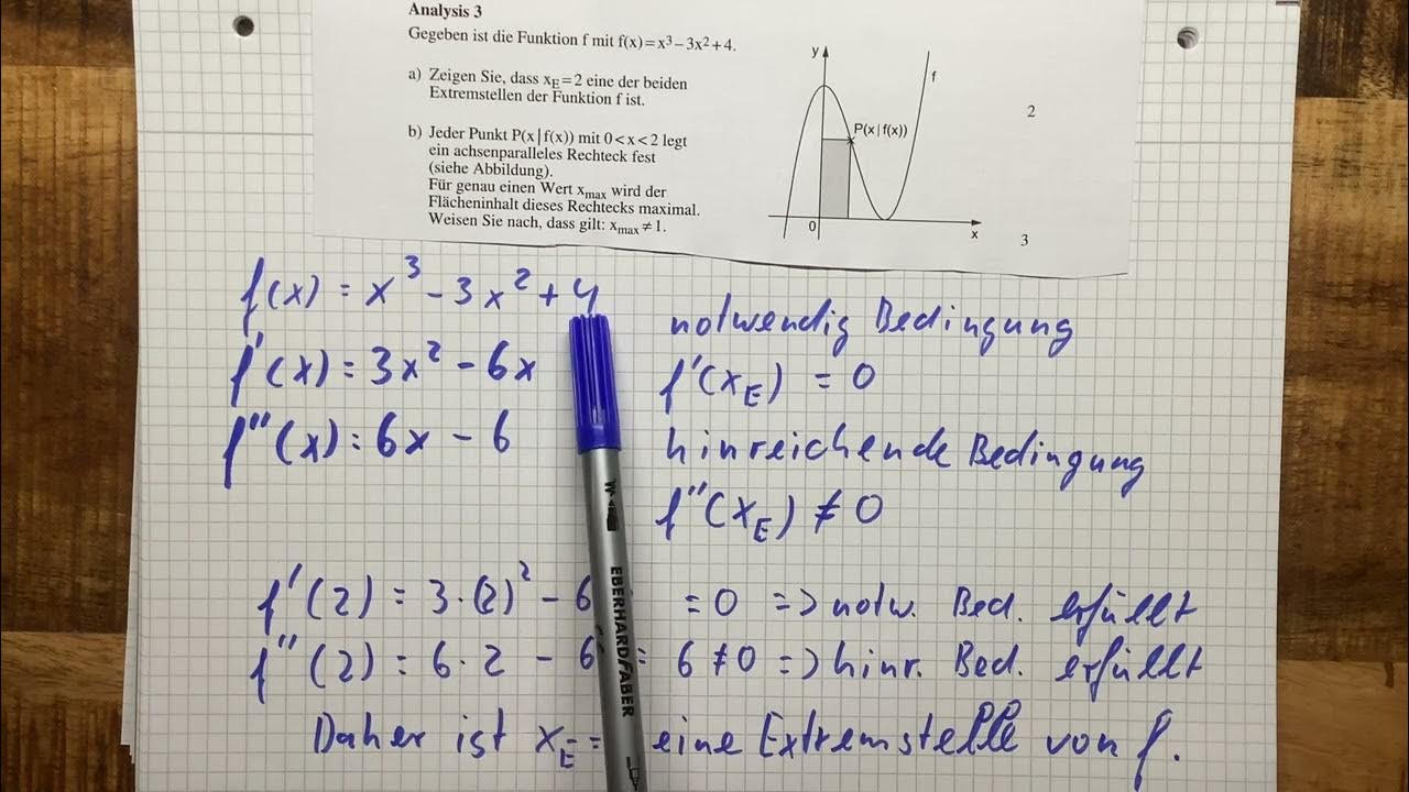 Mathematik Abitur Grundkurs Berlin/Brandenburg 2021 Aufgabe 1 ...