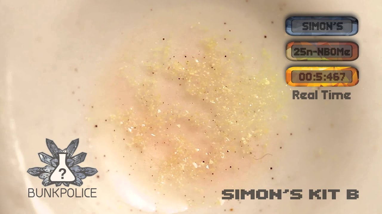 25n-NBOMe - Simon's Reagent - Normal Test Kit - Bunk Police - YouTube