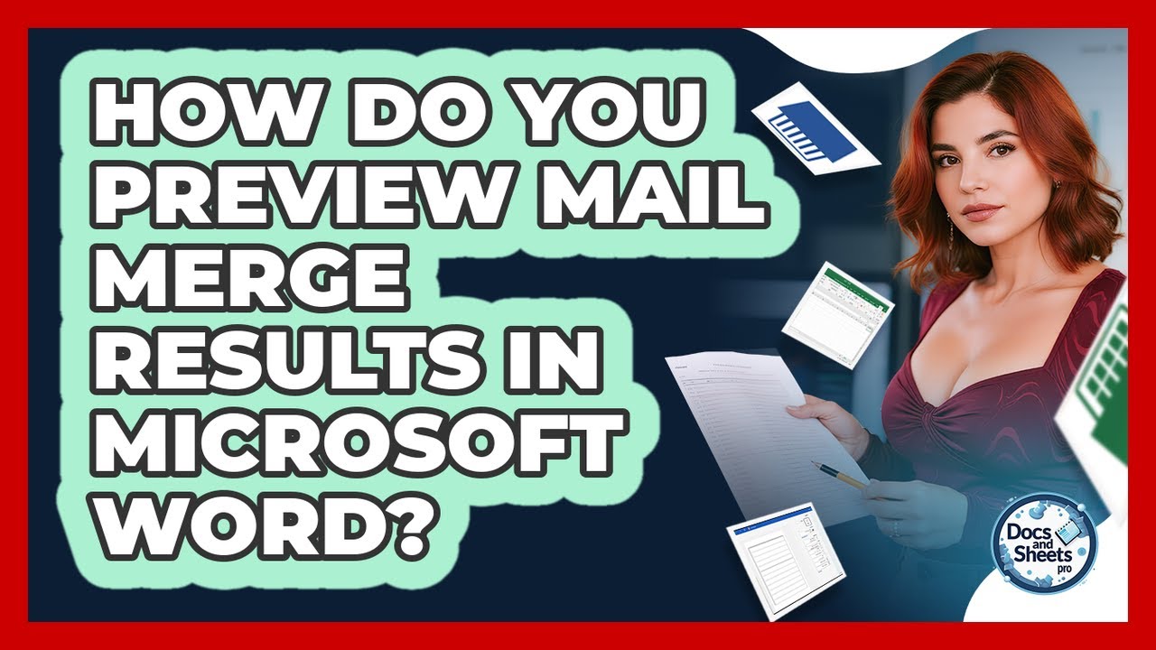 How Do You Preview Mail Merge Results In Microsoft Word? - Docs and ...