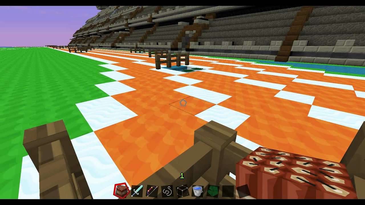 Minecraft TNT Olympics #001 - 400M Hürden [German Full-HD] - YouTube