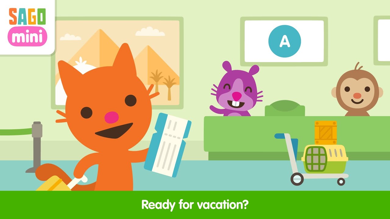 Sago Mini Vacation - kids game nice game to play - YouTube