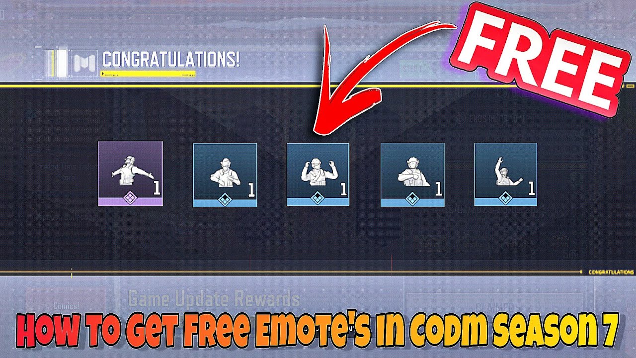 how to get free emote's in cod mobile | codm redeem code today | free ...