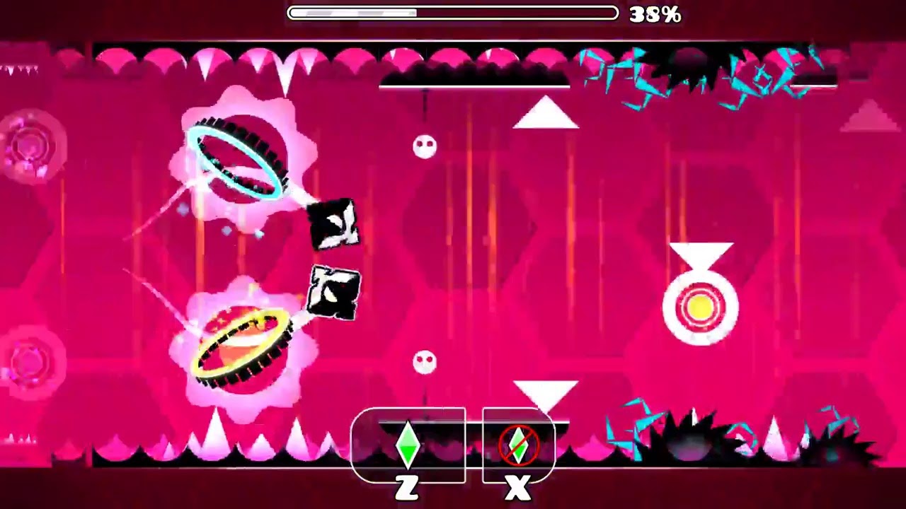 grinding geometry dash - YouTube