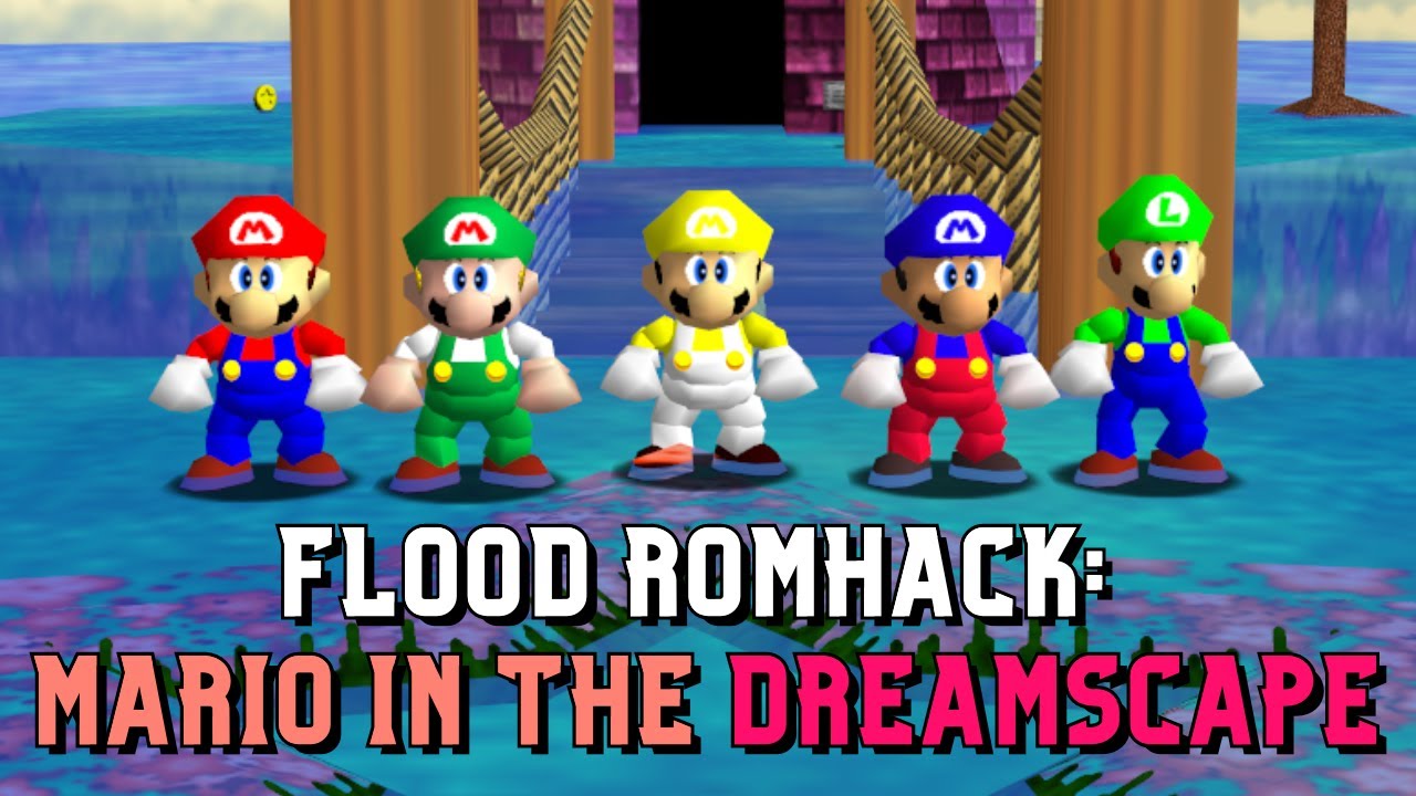 🍄 Super Mario 64 Coop DX - Flood Romhack [WIP]: Mario in the Dreamscape ...