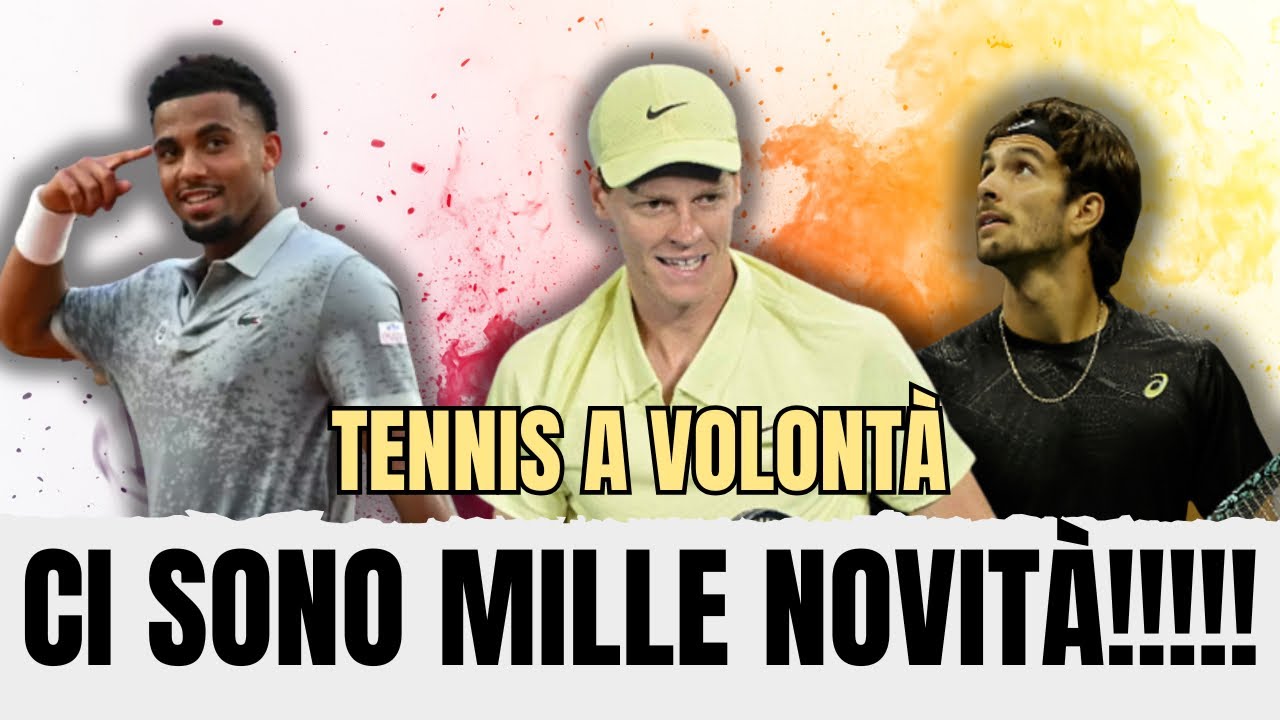 PIOVONO NOTIZIE! RISULTATI, TABELLONI, INFORTUNI, SINNER, ALCARAZ E ...