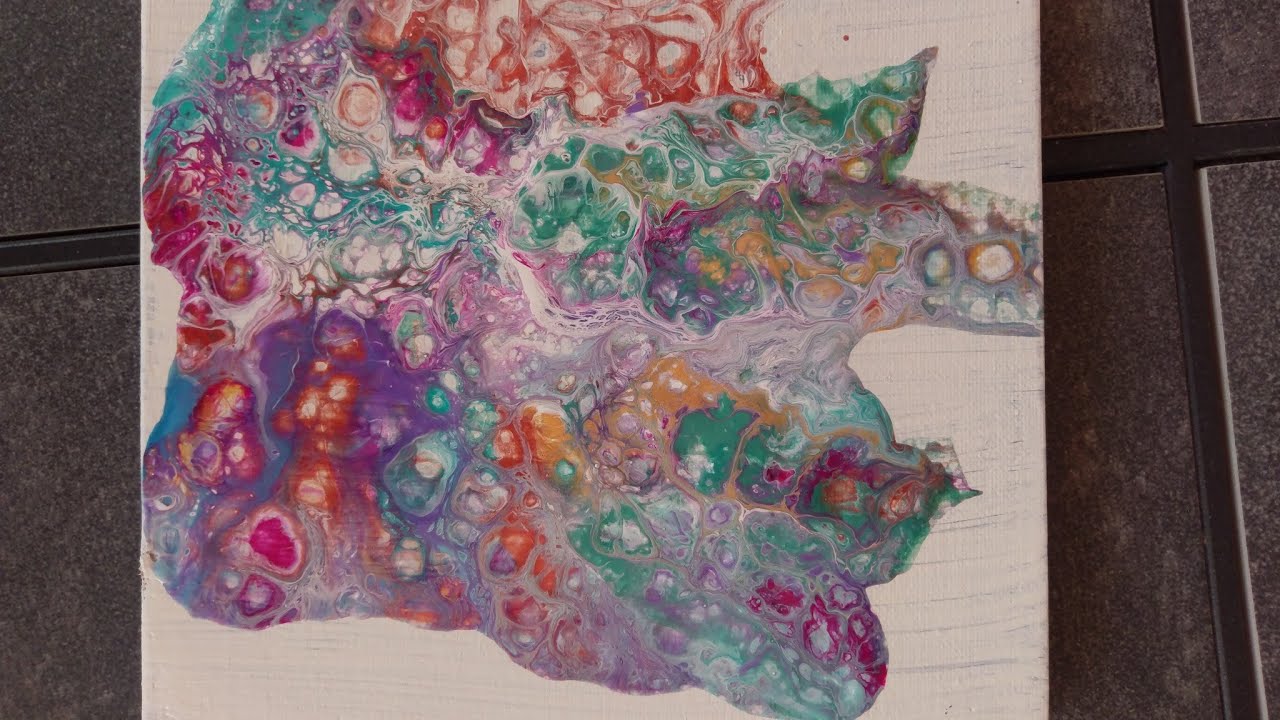 #23 Easy cells # acrylic painting - YouTube