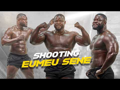 Inédit - La forme athlétique d’Eumeu Sène lors de son Shooting pour faire peur à Ada Fass