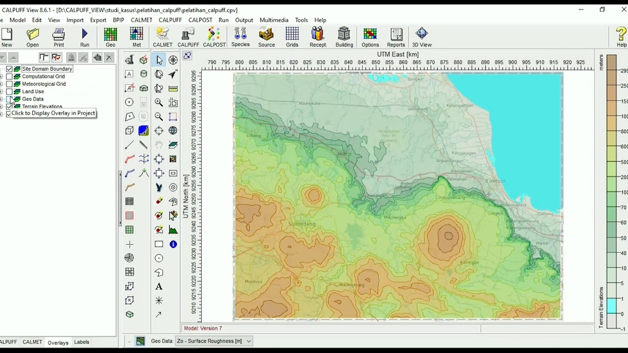 MAHIR CALPUFF VIEW (MODEL KUALITAS UDARA) DARI BASIC - FULL VERSION ...