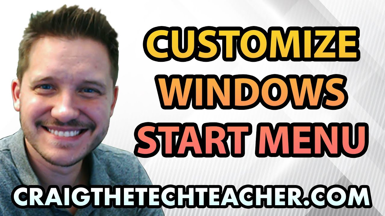 How To Customize The Windows 7 Start Menu - YouTube