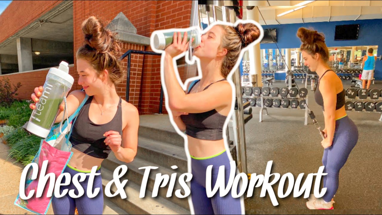 Chest and Tris | Workout With Me! - YouTube