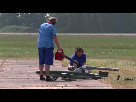 RC PULSOJET FISELER-103 WITH PULSO ENGINE FLIGHT DEMONSTRATION