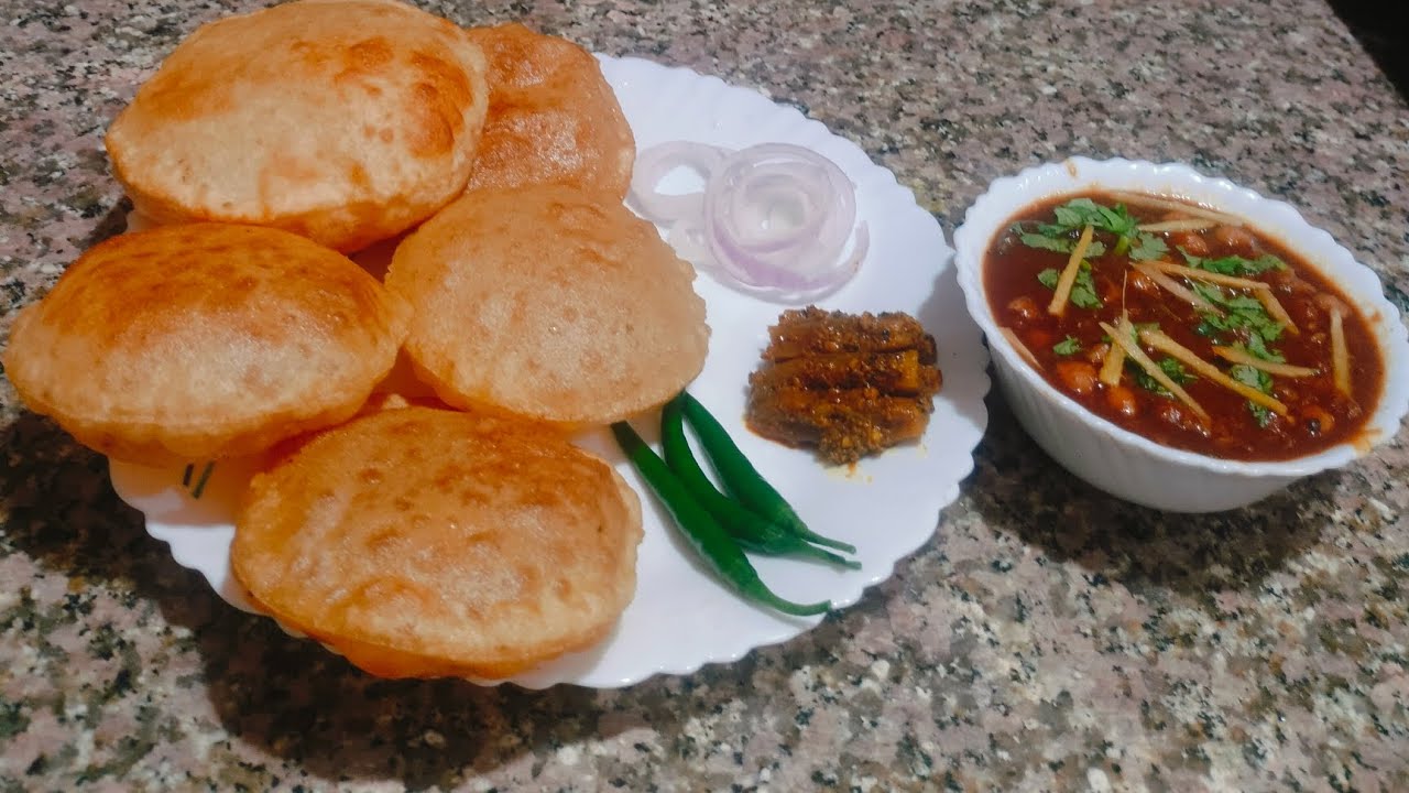 Chole Puri recipe - YouTube