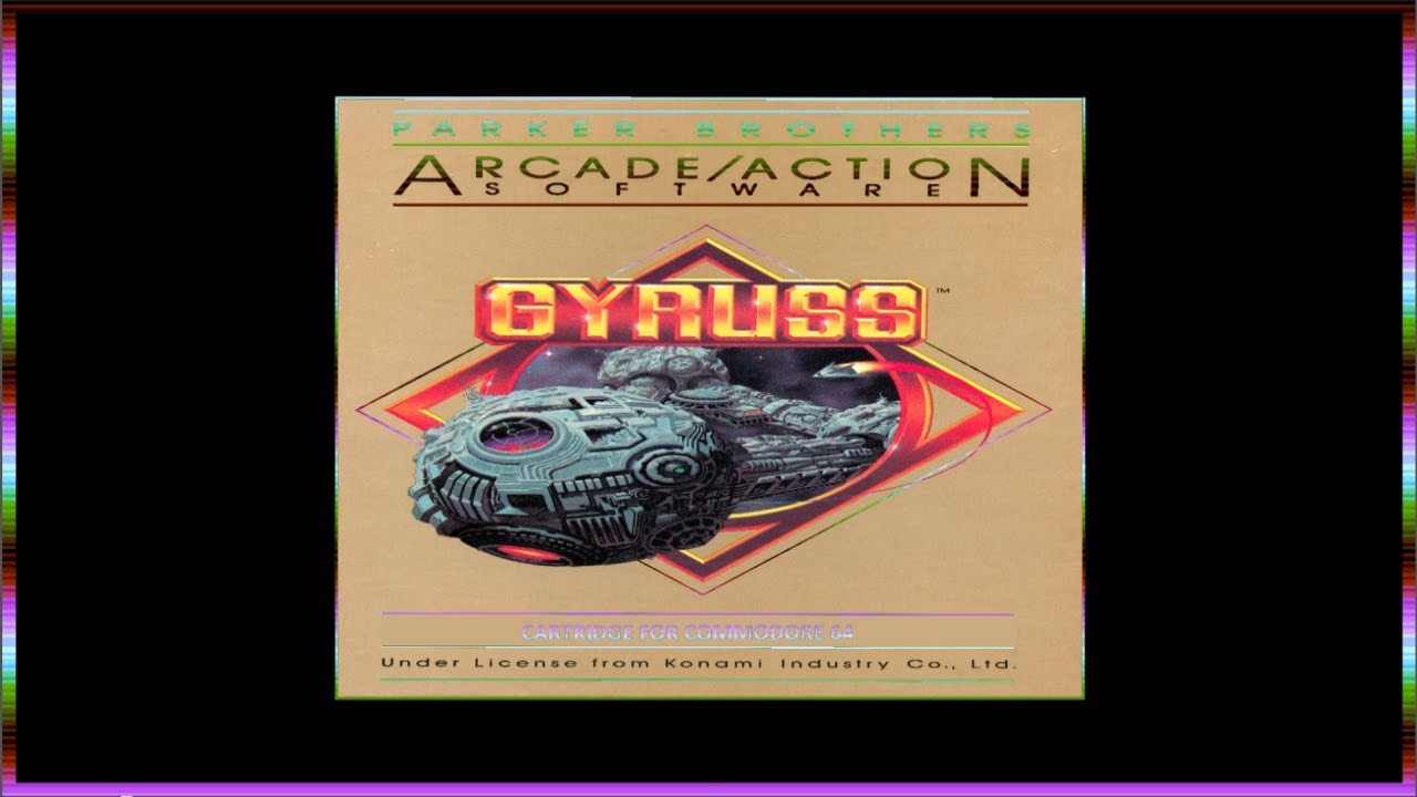 Commodore 64 port of Konami Game Gyruss.. - YouTube