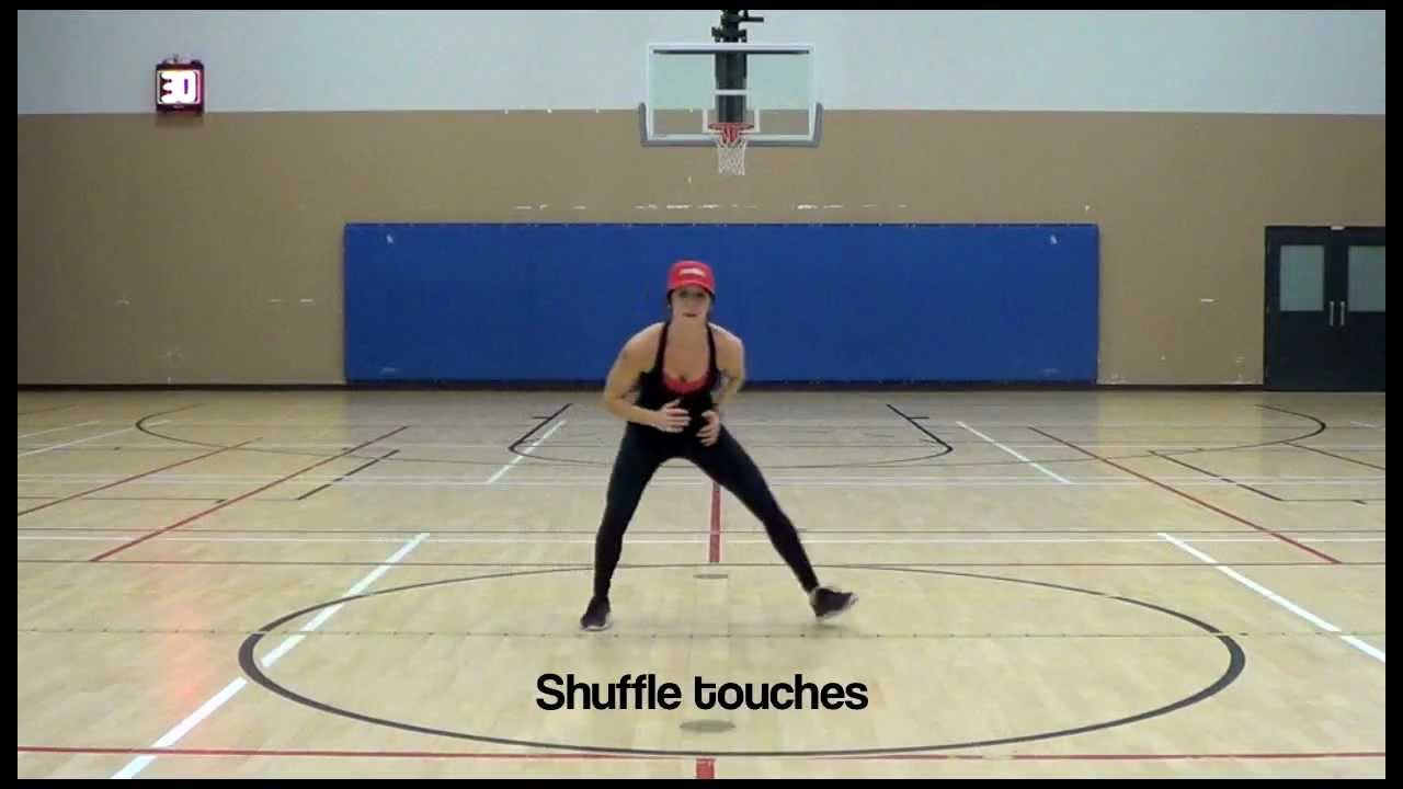 Shuffle Touches - Cardio & Agility Exercise Ideas - YouTube