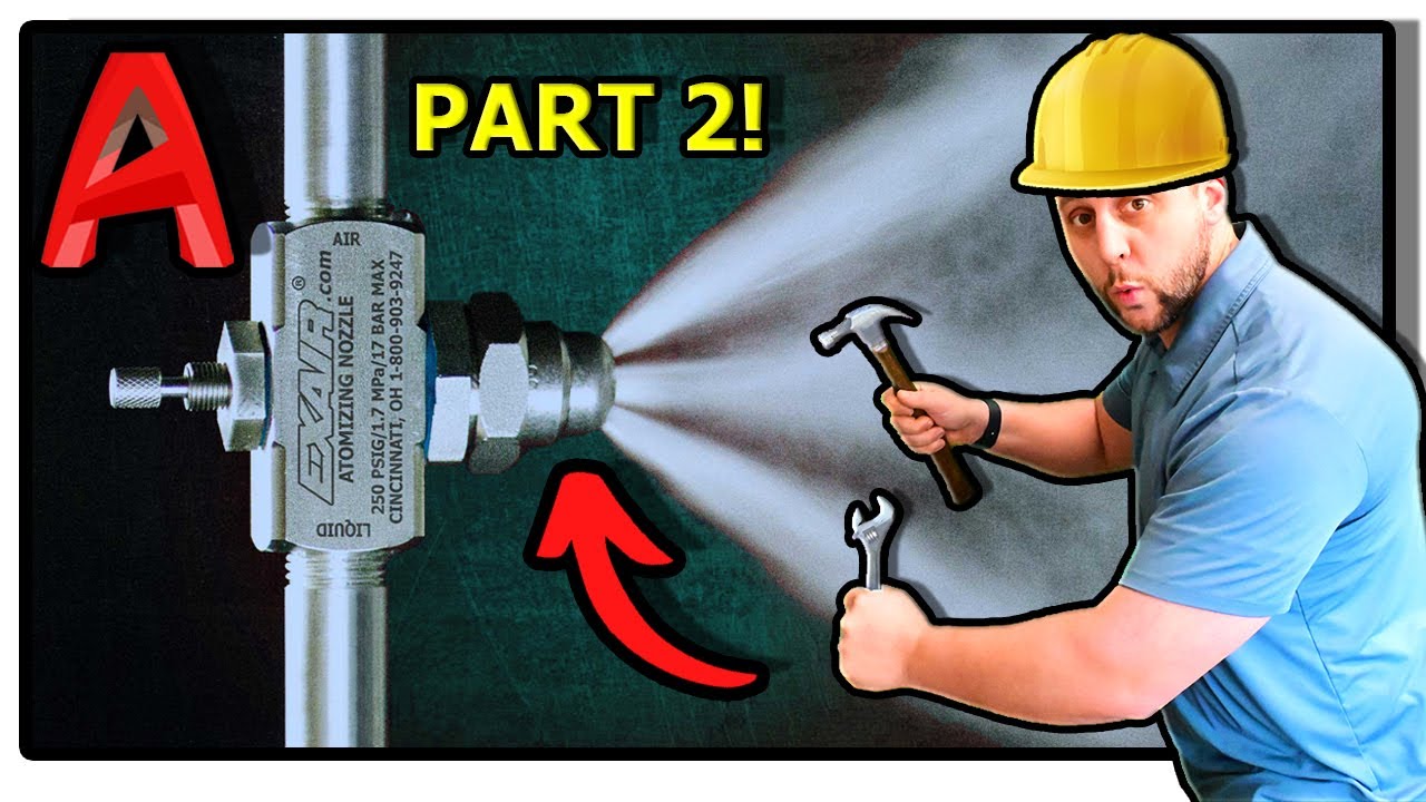 Can you draw this Nozzle?? - AutoCAD Beginner PART 2 - YouTube