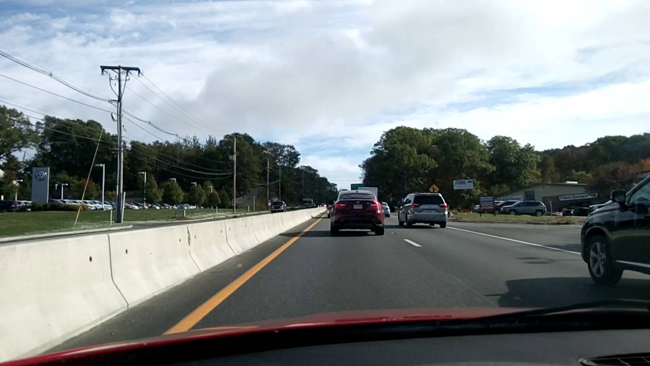 Driving on Route 9. Westborough, MA. - YouTube