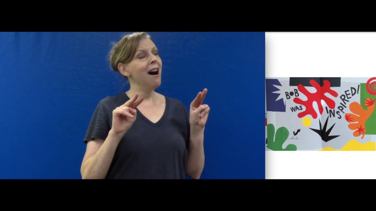 ASL Storytelling: "Bob the Artist" by signed by Mel Westlake - YouTube