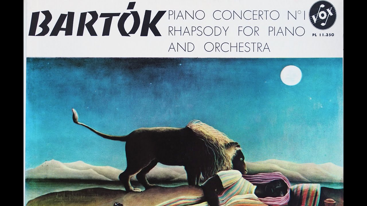 Bartók: Piano Concerto No. 1. György Sándor, Rolf Reinhardt. - YouTube