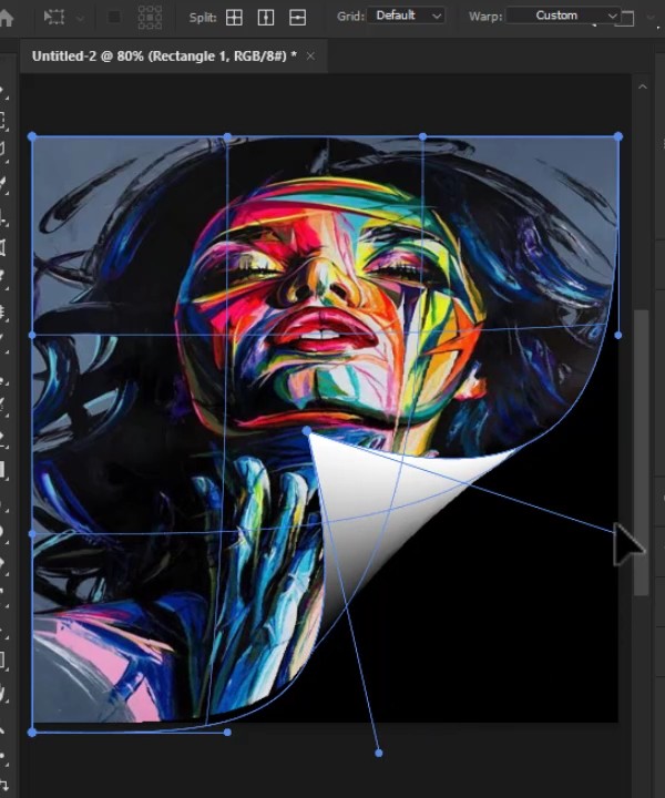 How to Make Paper Warp Effect Using Photoshop #shorts - YouTube