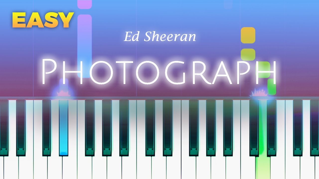 Ed Sheeran - Photograph - EASY Piano TUTORIAL by Piano Fun Play - YouTube