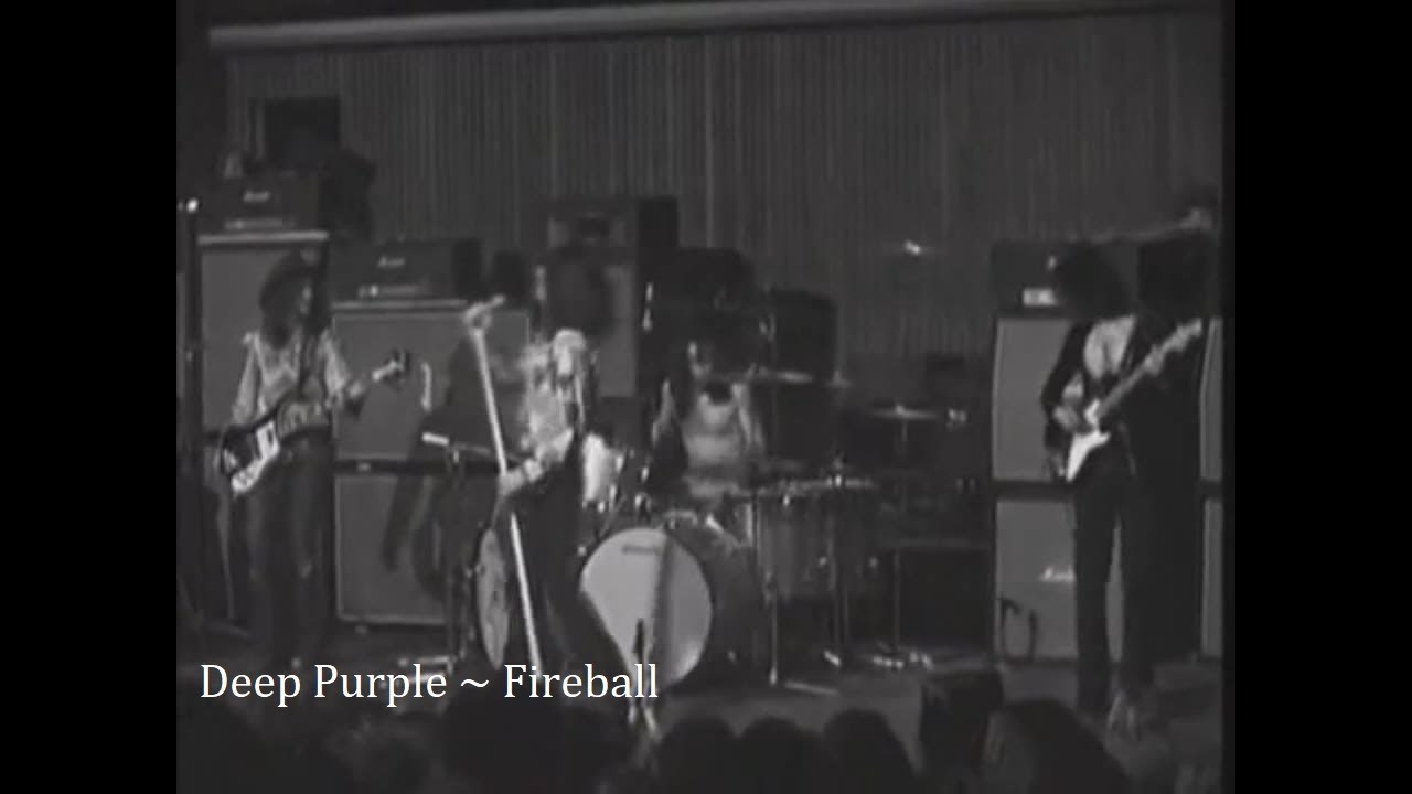 Deep Purple ~ Fireball ~ 1972 ~ Live Video Copenhagen Denmark