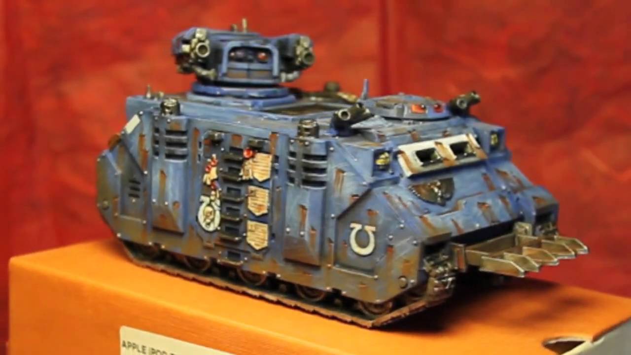 Warhammer 40K Space Marine Ultramarine Painted Forgeworld Razorback ...