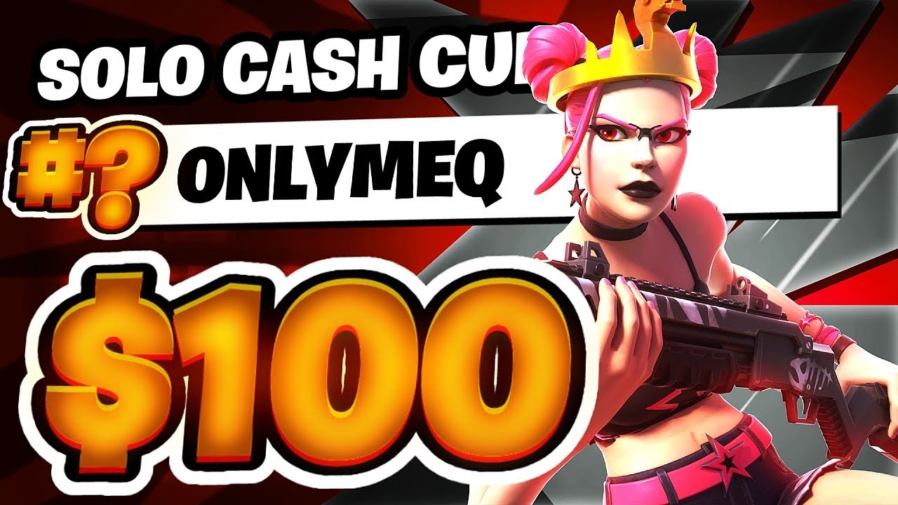 How I Won $100 In The Solo Victory Cup Final【 Fortnite/フォートナイト 】 - YouTube