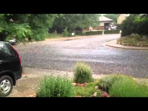 Hail storm in Boulder, CO - YouTube