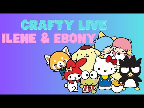 Day before Christmas Crafty Live with Ilene and Ebony - YouTube