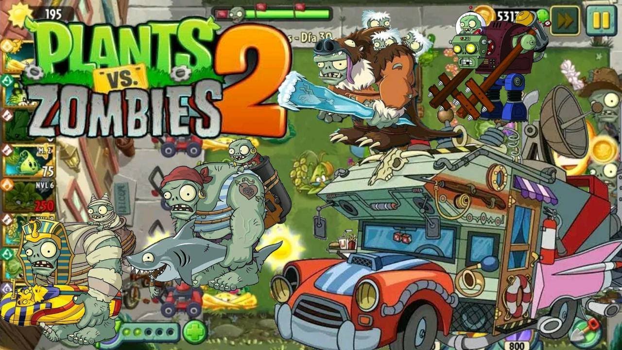 LOS ZOMBISTIANES IMVADEN LA - BUSQUEDA DE PENNY - Plants vs Zombies 2 ...