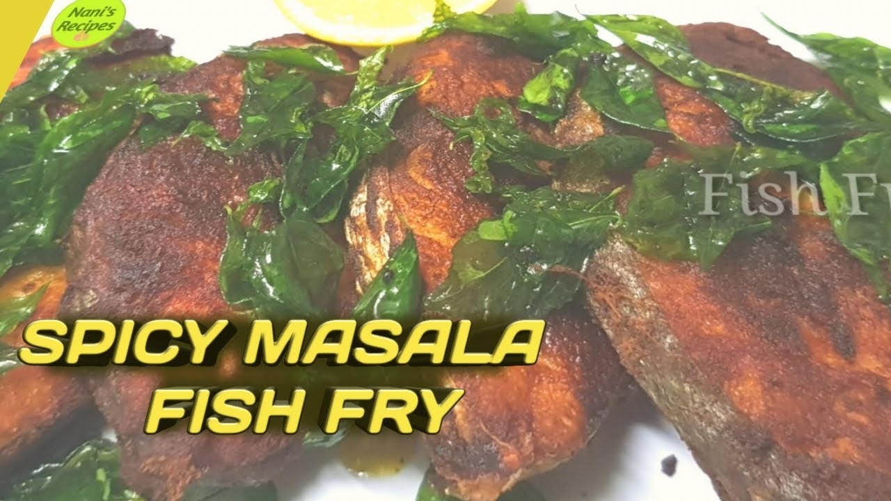 HOW TO MAKE SPICY MASALA FISH FRY / MASALA FISH FRY RECIPE / SIMPLE AND ...