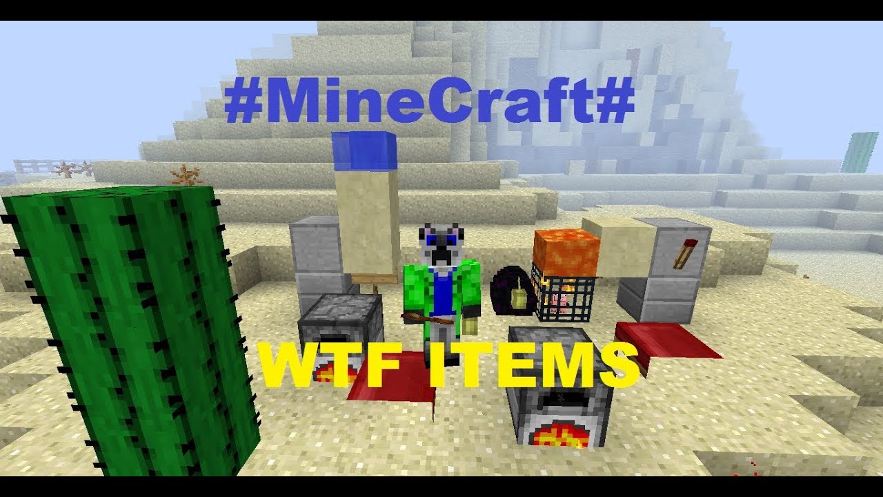 Minecraft weird items and blocks - YouTube