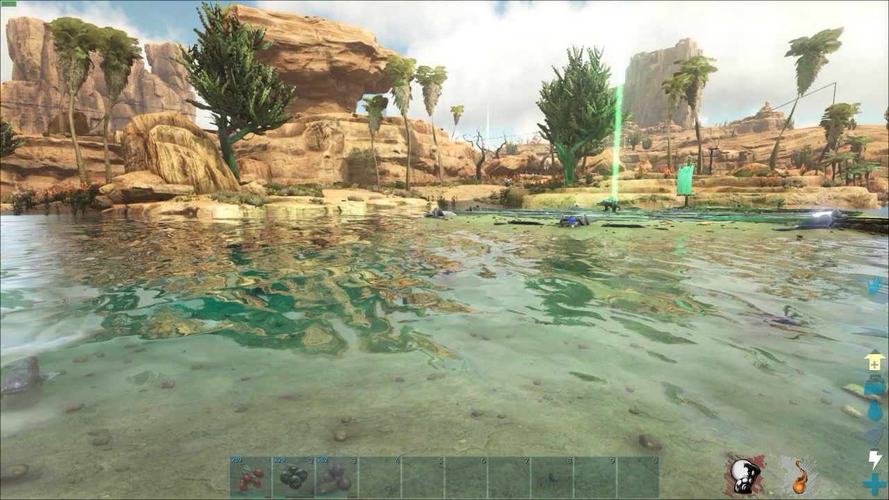 ARK Survival Evolved Gator jump. - YouTube