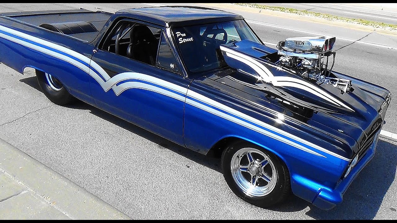 1964 Chevrolet El Camino Pro Street Cruisin' The Coast 2015 - YouTube