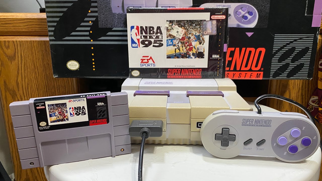 NBA Live 95’ (SNES) Game Startup/Intro - YouTube