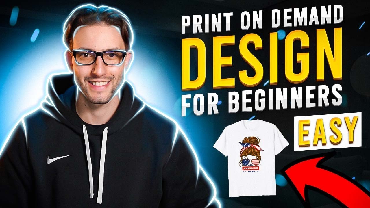 Make A Best Selling Print On Demand Design In 5 Minutes (For Beginners ...
