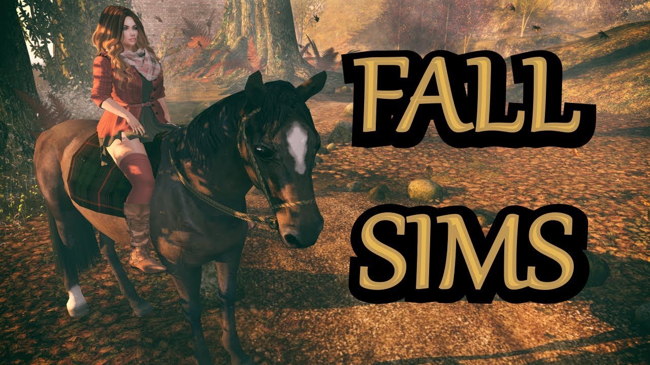 Exploring Second Life - FALL SIMS - YouTube