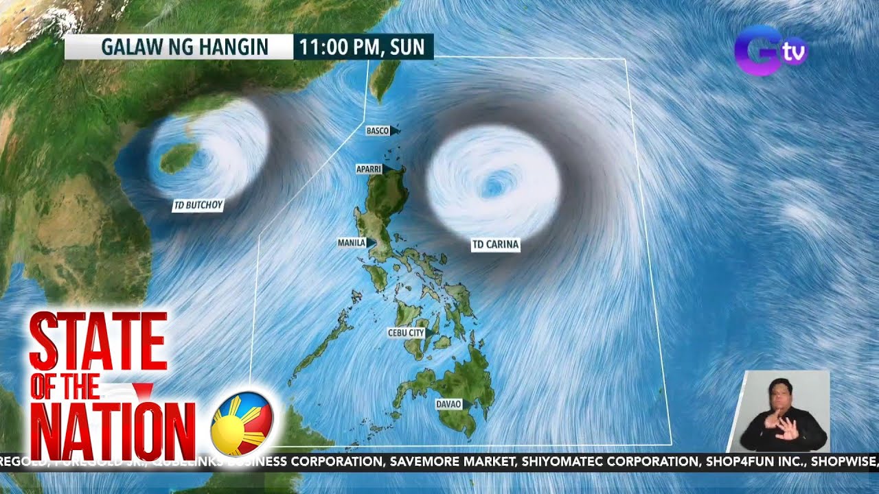 2 LPA, naging bagyong Carina (#CarinaPH) at bagyong Butchoy (#ButchoyPH ...