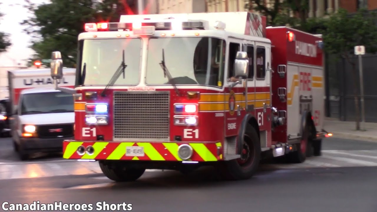 HFD - Hamilton Fire Engine 1 Responding W/Engine 11 & Engine 24 To A ...