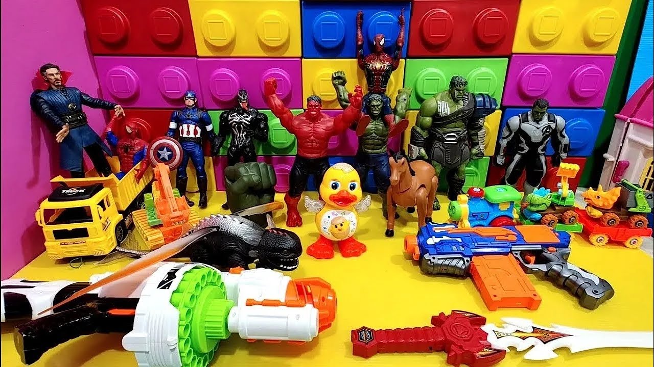 ไดโนเสาร์ VS รถขุดดิน เขี้ยวกุด เป็ด ฮีโร่ excavator toothless duck ...