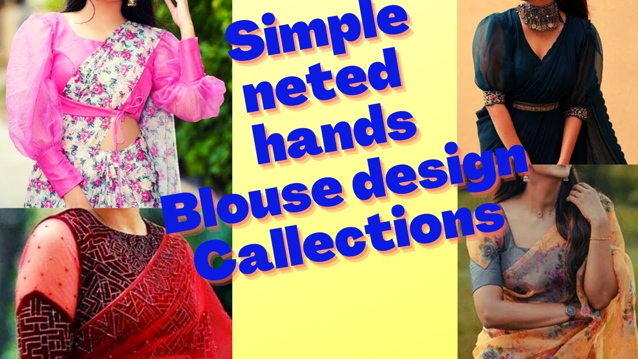 Simple neted hands blouse design callections// latest neted hands blous ...