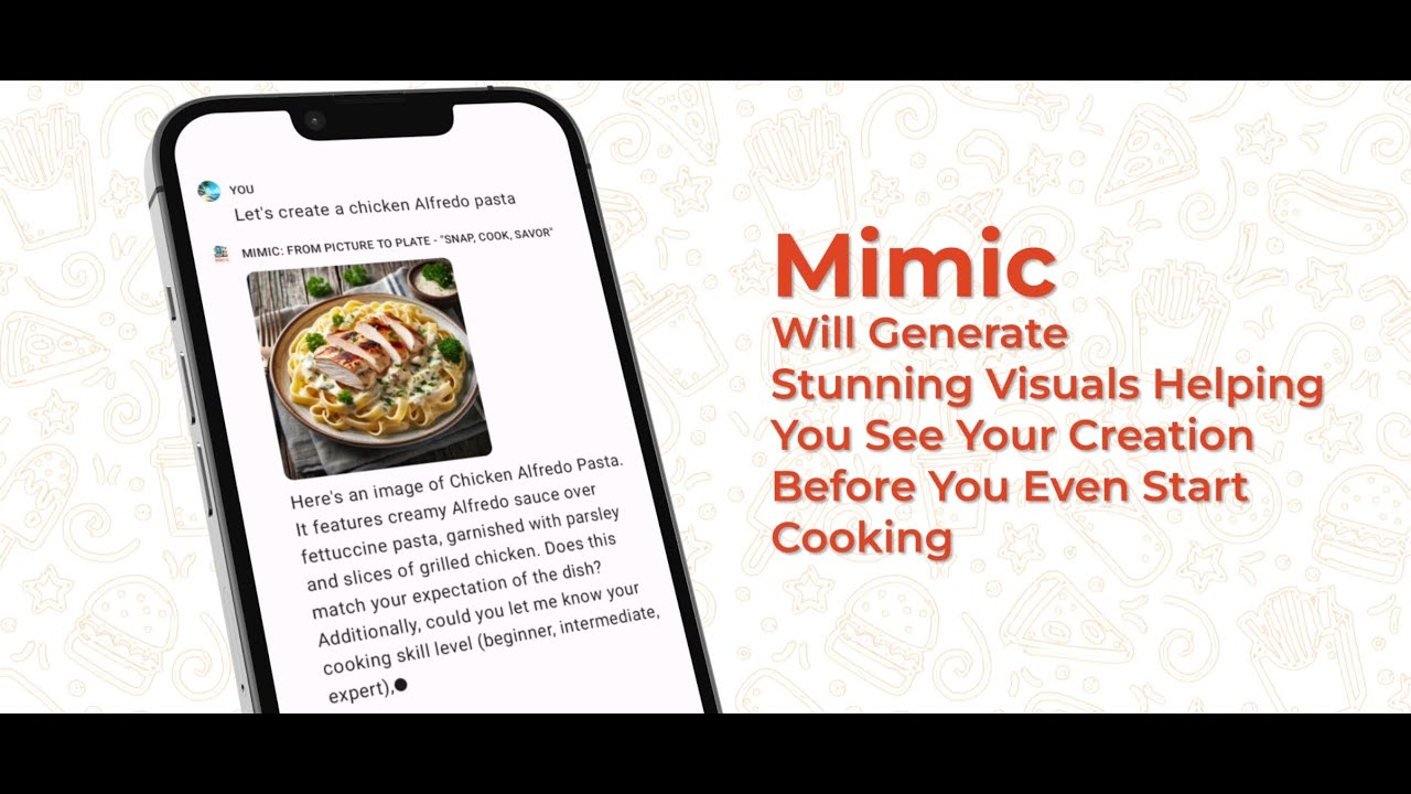 Mimic: From Picture to Plate - "Snap it, Cook it, Savor it!" - YouTube