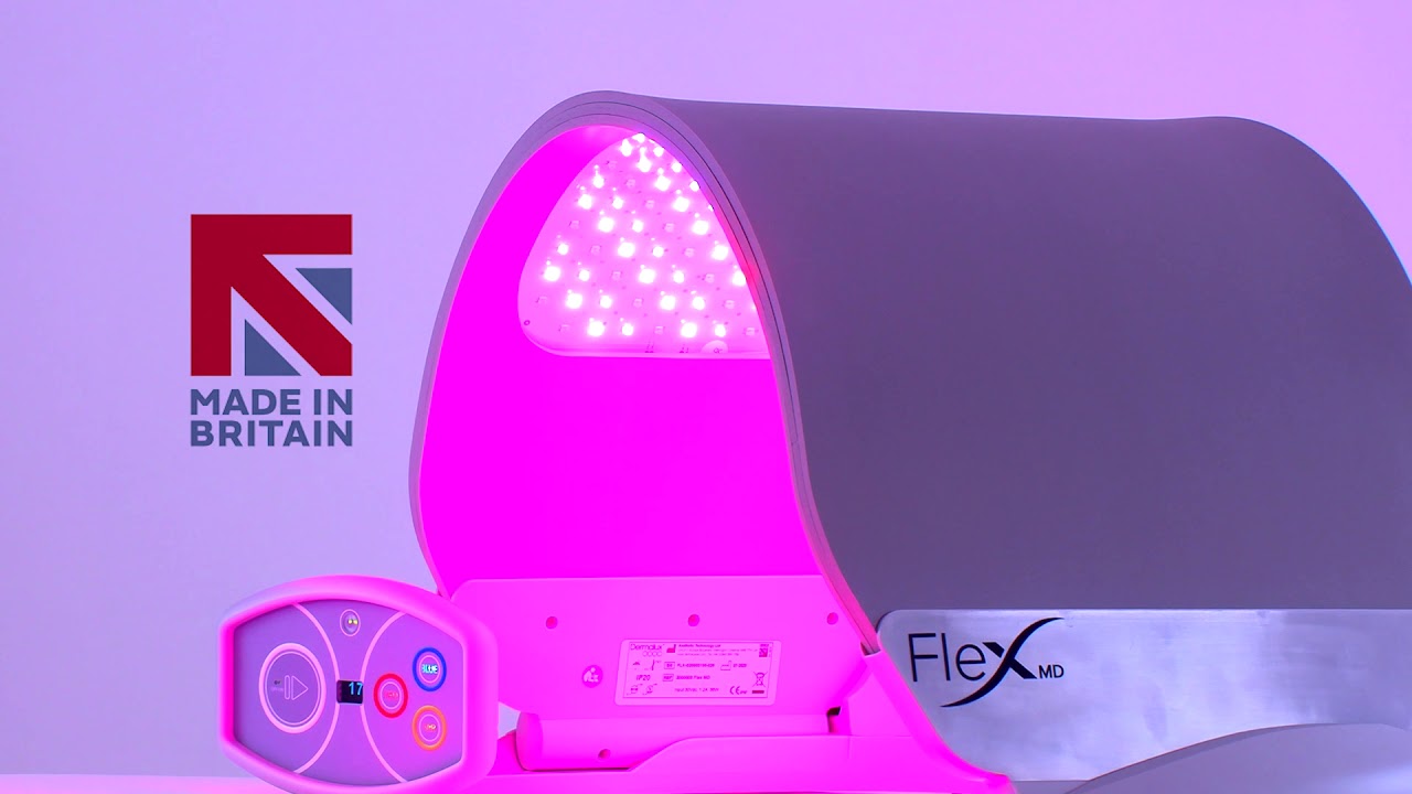 Dermalux LED Flex MD Device - YouTube